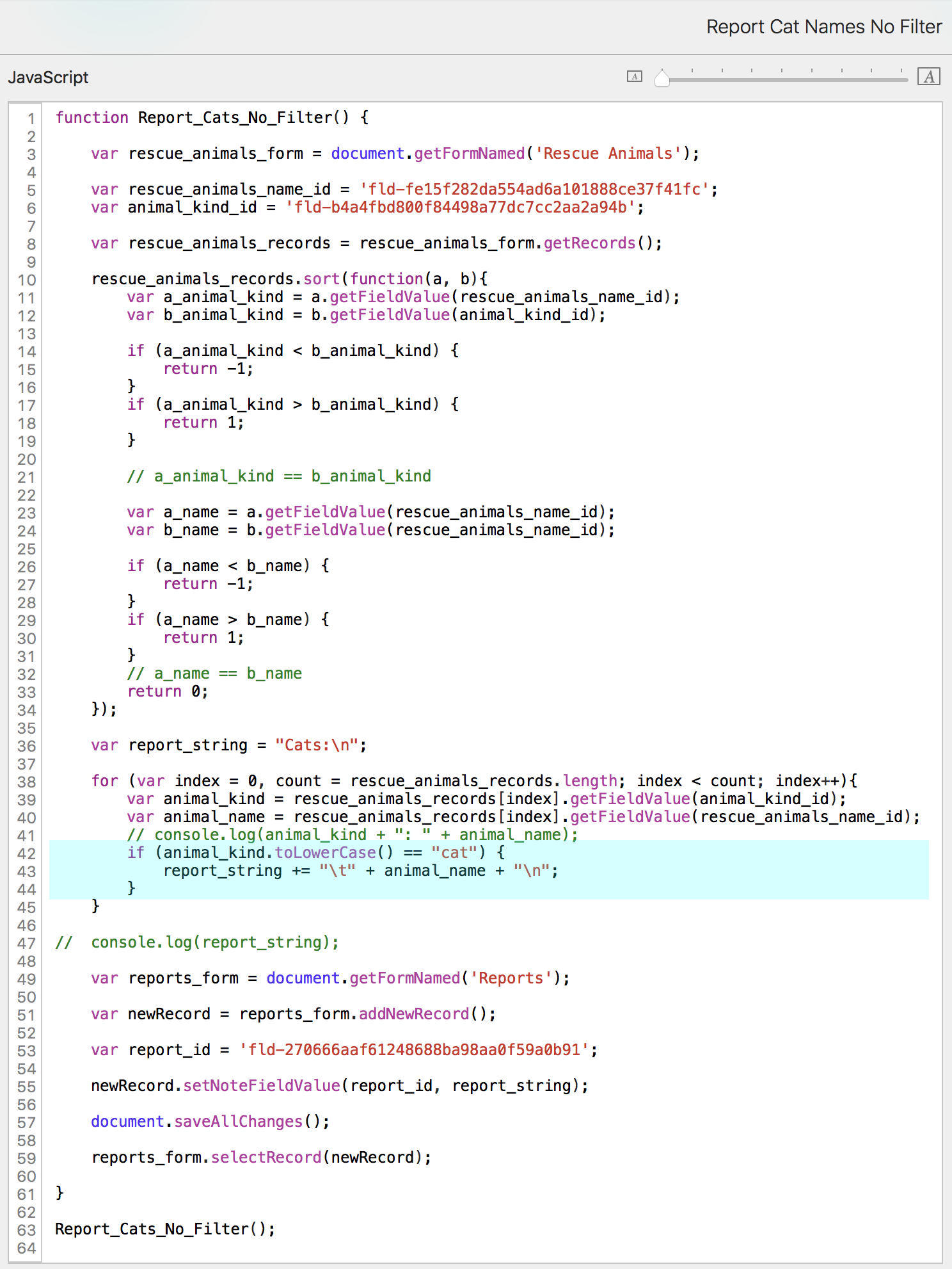 Tap Forms JavaScript Scripting 102